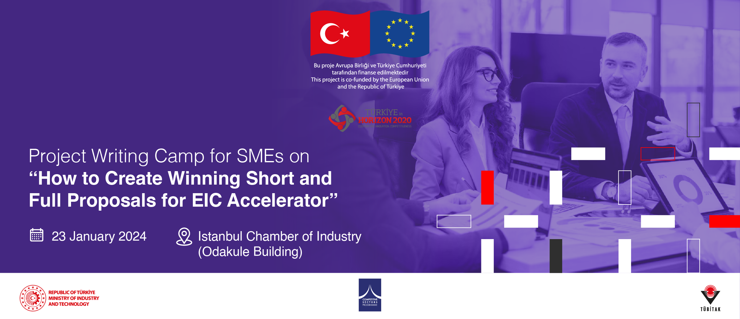 PWC-SME-10: EIC Accelerator Project Writing Camp for SMEs – Turkey in H2020 | Helpdesk